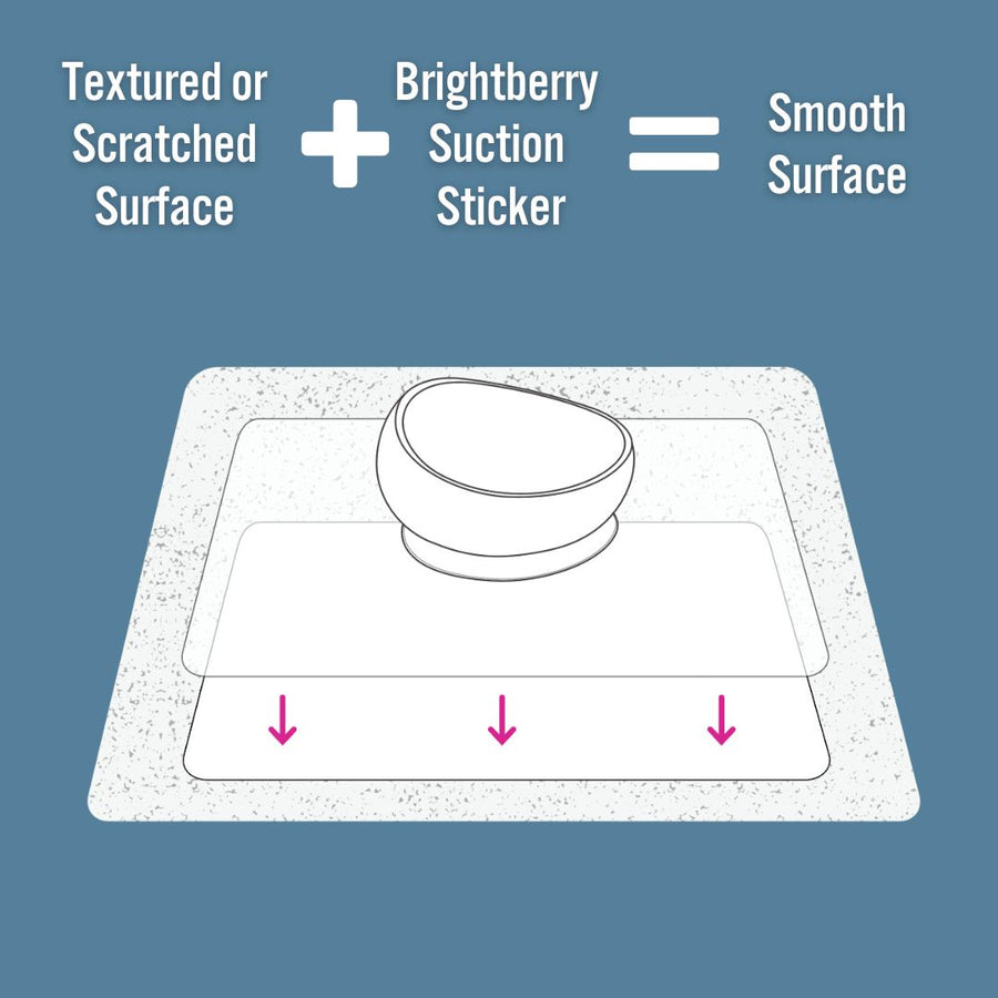Brightberry Suction Sticker for High Chair Trays or Tables (Universal Fit)